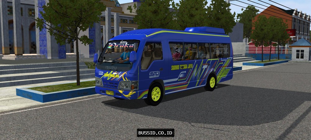 Download Mod BUSSID Isuzu Elf New Armada